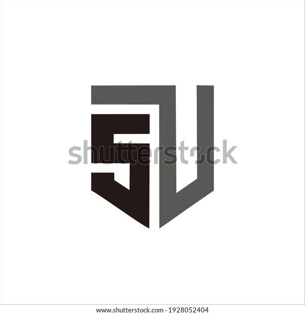 Logo Design Letter Su Your Brand Stock Vector (Royalty Free) 1928052404 ...