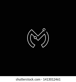 Logo Design M Mm Mv Vm Stock Vector (Royalty Free) 1413012461 ...