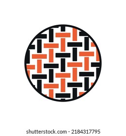 Logo Design Made T Letters Circle Stock Vector (Royalty Free ...