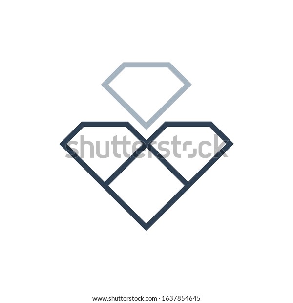 Logo Design Related Diamond Vector Shape Stock Vector (Royalty Free ...