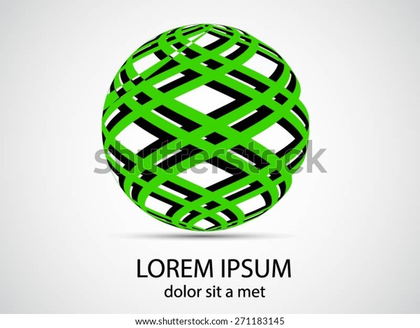 Logo Design Round Shape Vector Illustration Stock Vector (Royalty Free ...