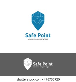 Security Shield Logo Vector Premium Stock Vector (Royalty Free) 1859617000