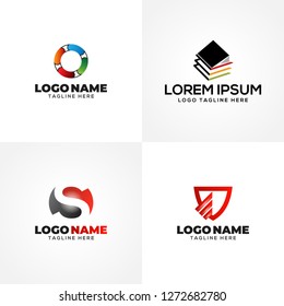 Logo Design Set Templates Stock Vector (Royalty Free) 1272682780 ...