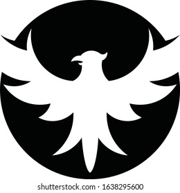 Logo Design Simple Phoenix Art Stock Vector (Royalty Free) 1638295600 ...