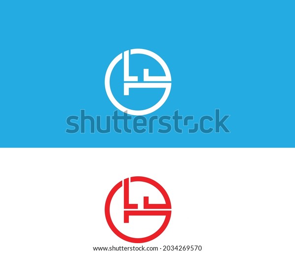 Logo Design Templatelgg Logoggl Logo Glg Stock Vector (Royalty Free ...