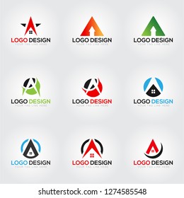 Logo Design Templates Set Stock Vector (Royalty Free) 1274585548 ...