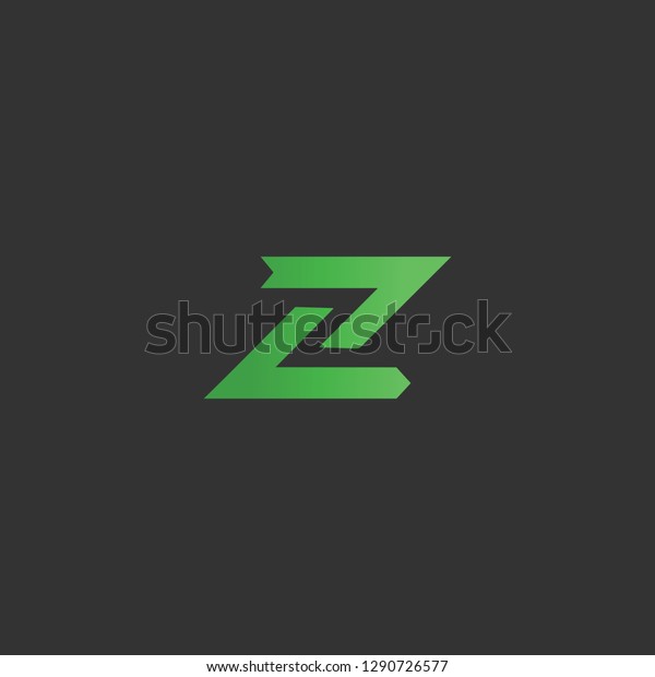 Logo Design Z Font Abstract Stock Vector (Royalty Free) 1290726577