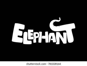 Logo Elephant Trunk Stock Vector (Royalty Free) 781028164 | Shutterstock