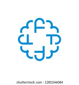 Logo F Initial F Symbol Stock Vector (Royalty Free) 1285246084 ...
