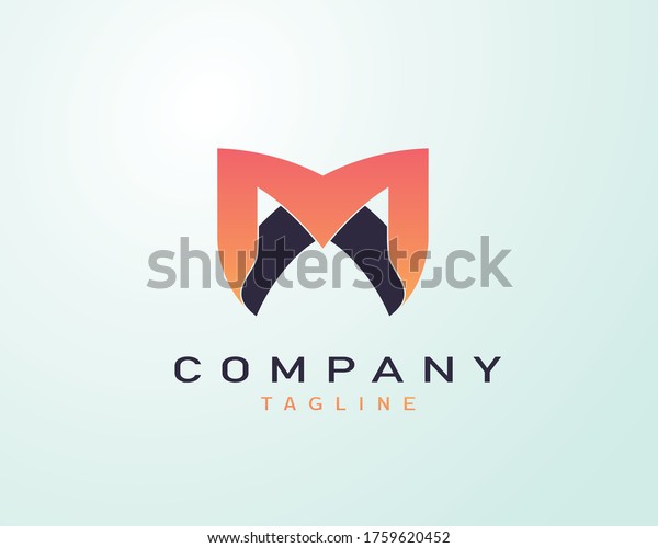 Logo Features Letter M Letter X Stock Vector (Royalty Free) 1759620452 ...