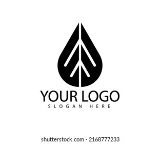 Logo Figure Ground Concept Between Letter Stock Vector (Royalty Free ...
