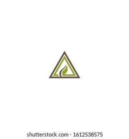 Logo Form Delta Leaf Feed Stock Vector (Royalty Free) 1612538575 ...