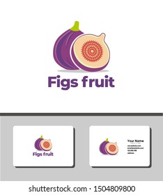 Logo Fresh Figs Fruit Stock Vector (Royalty Free) 1504809800 | Shutterstock