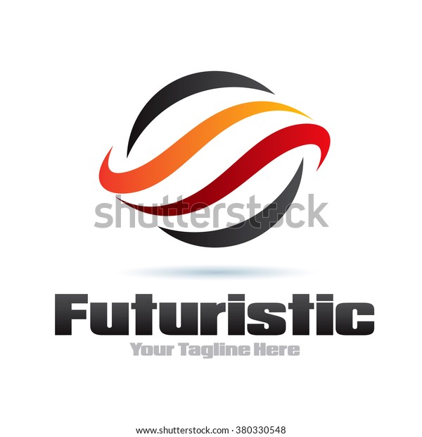 Logo Futuristic Icon Element Template Design Stok Vektör (Telifsiz ...