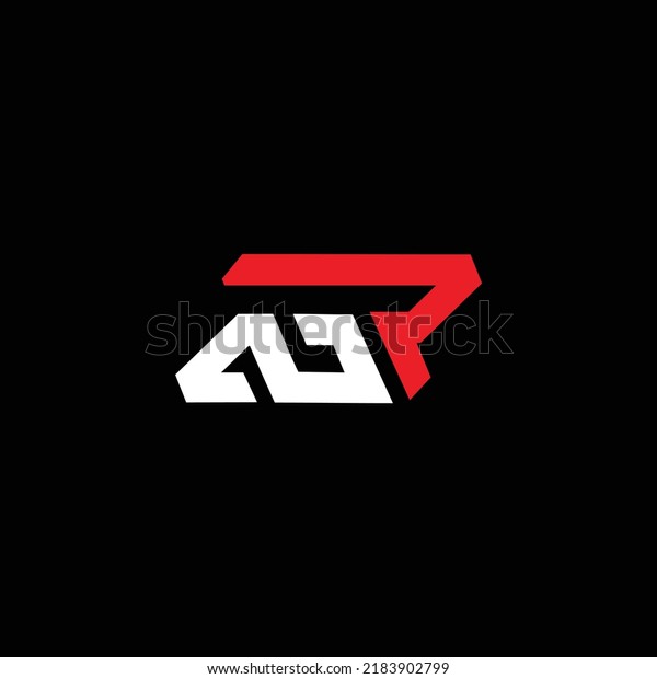 Logo G P Letter Red White Stock Vector (Royalty Free) 2183902799 ...