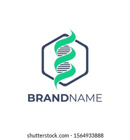 Logo Genetic Icon Element Template Design Stock Vector (Royalty Free ...