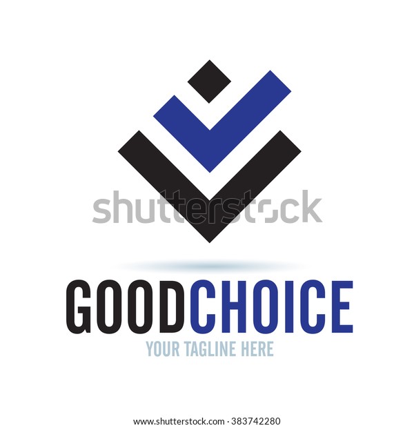 Logo Good Choice Icon Element Template Stock Vector (Royalty Free ...