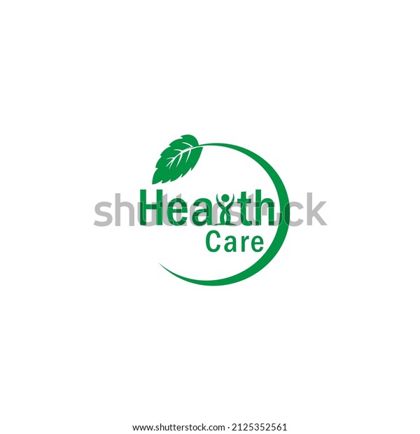 Logo Healthcarevector Illustration White Background Stock Vector ...