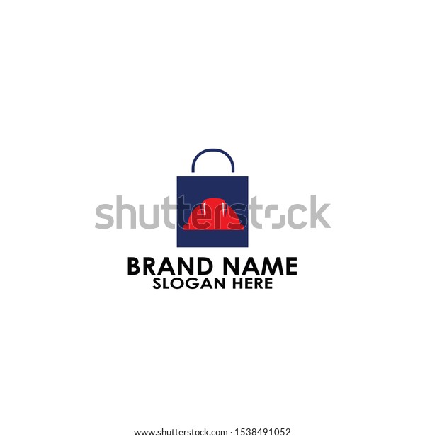 Logo Helmet Works Shop Vector Design Stock Vector (Royalty Free ...