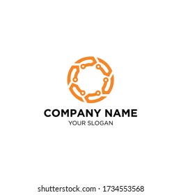 Logo Hub Circle Vector Designs Stock Vector (Royalty Free) 1734553568 ...