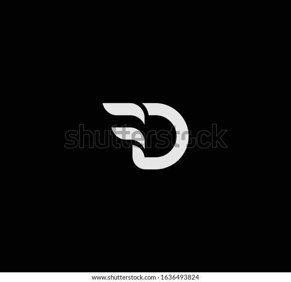 Logo Icon Designs Letter Fd Stock Vector (Royalty Free) 1636493824 ...