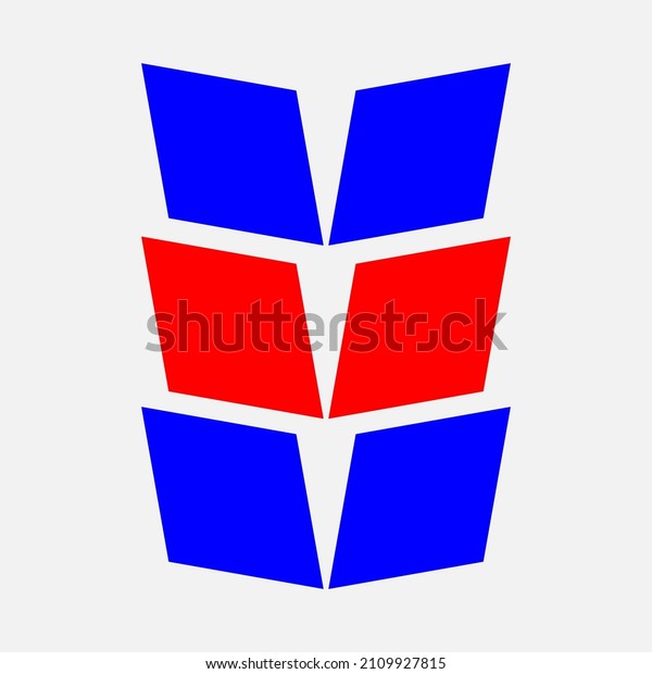 Logo Icon Form Stacked Box Stock Vector (Royalty Free) 2109927815 ...