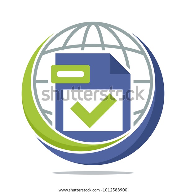 Logo Icon Global License Management Concept Stock Vector (Royalty Free ...
