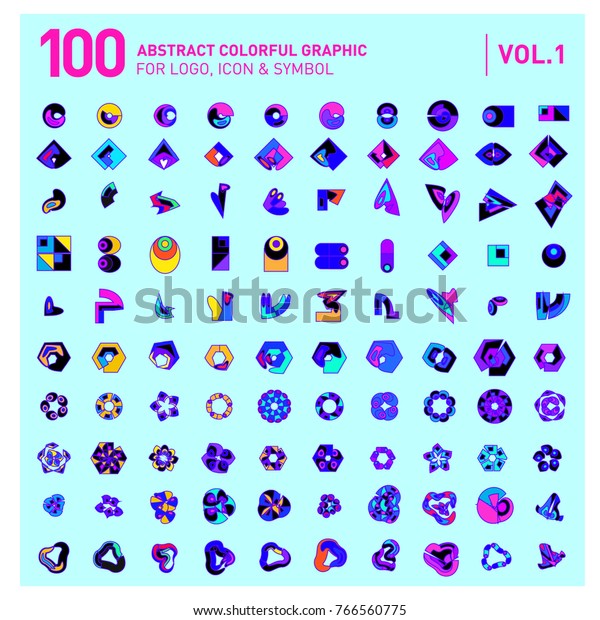 Logo Icon Mega Collection Set 0f Stock Vector (Royalty Free) 766560775 ...