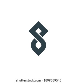 Logo Icon White Background Simple Abstract Stock Vector (Royalty Free ...