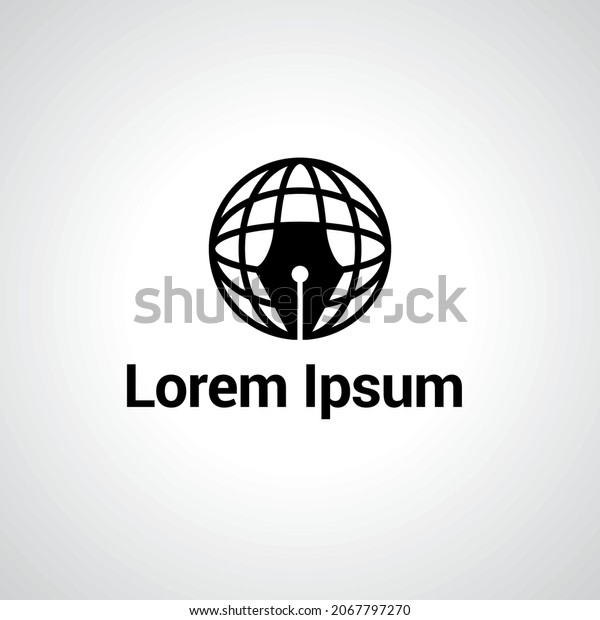 Logo Illustration Globe High Quality Vector Stock Vector (Royalty Free ...