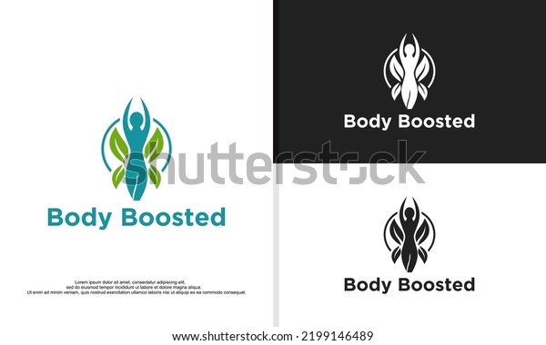 Logo Illustration Vector Graphic Body Booster Stock Vector (Royalty ...