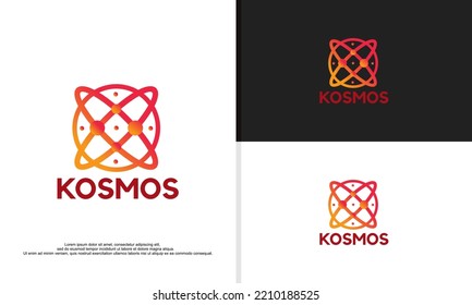 Logo Illustration Vector Graphic Cosmos Technology Stock Vector ...