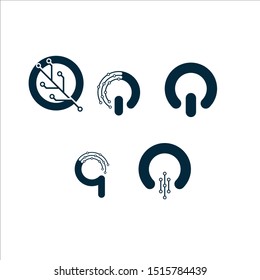 Logo Initial Q Power Technology Stock Vector (Royalty Free) 1515784439 ...
