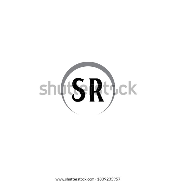 Logo Initial Sr Vector Design Creative Stock Vector (Royalty Free ...
