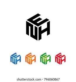 Logo Initial Three Letters Templatemodern Style Stock Vector (Royalty ...