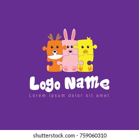 Logo Kids Game Stock Vector (Royalty Free) 759060310