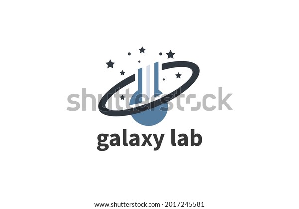 Logo Lab Galaxy Vektor Illustrasistar Iconsymbol Stock Vector (Royalty ...