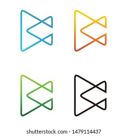Logo Letter B C Line Vector Stock Vector (Royalty Free) 1479114437 ...