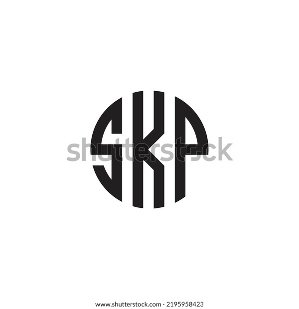 Logo Letter Combinations S K P Stock Vector (Royalty Free) 2195958423 ...