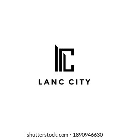 Logo Letter Lc City Monogram Icon Stock Vector (Royalty Free ...