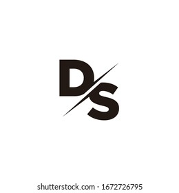 Logo Letter Monogram Slash Modern Logo Stock Vector (Royalty Free ...