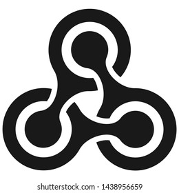 Logo Letter Ooo Vector Abstract Stock Vector (Royalty Free) 1438956659 ...