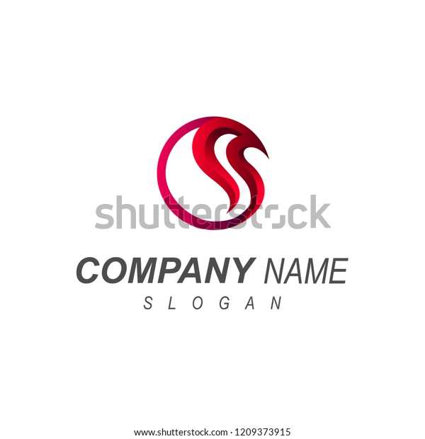 Logo Letter S Logo S Fire Stock Vector (Royalty Free) 1209373915 ...