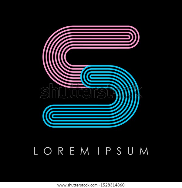 Logo Letter S Modern Design Stock Vector (Royalty Free) 1528314860 ...