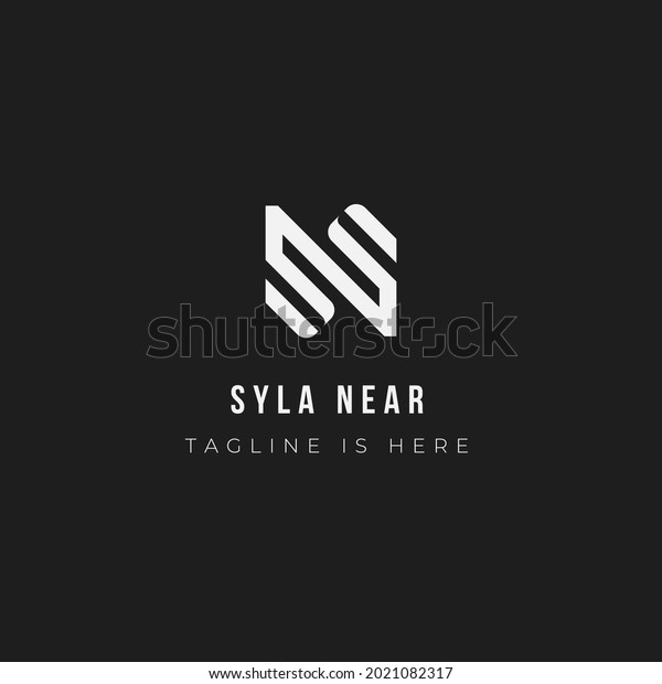 Logo Letter Sn N Monogram Icon Stock Vector (Royalty Free) 2021082317 ...