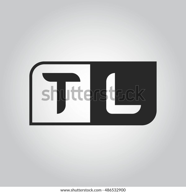Logo Letter Tl Two Different Sides Stock Vector (Royalty Free ...