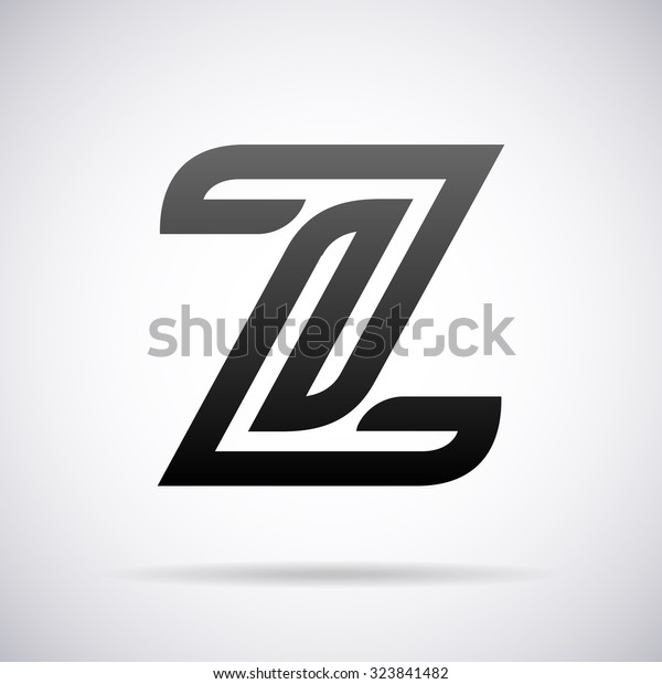 Logo Letter Z Design Template Stock Vector (Royalty Free) 323841482 ...