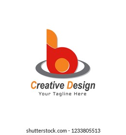 Logo Letters B Circle Stock Vector (Royalty Free) 1233805513 | Shutterstock