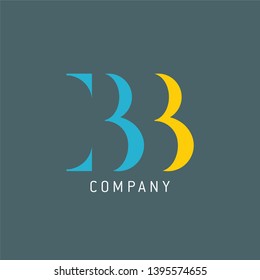 Logo Letters Bb Company Logo Monogram Stock Vector (Royalty Free ...
