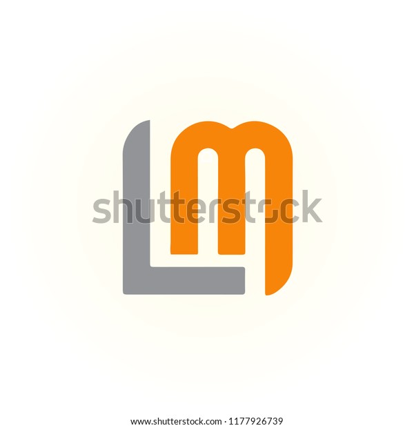 Logo Lm Vector Icon Lm Concept Stock Vector (Royalty Free) 1177926739